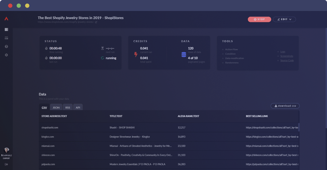 Automatio: No-code Web Scraper & Browser Automation